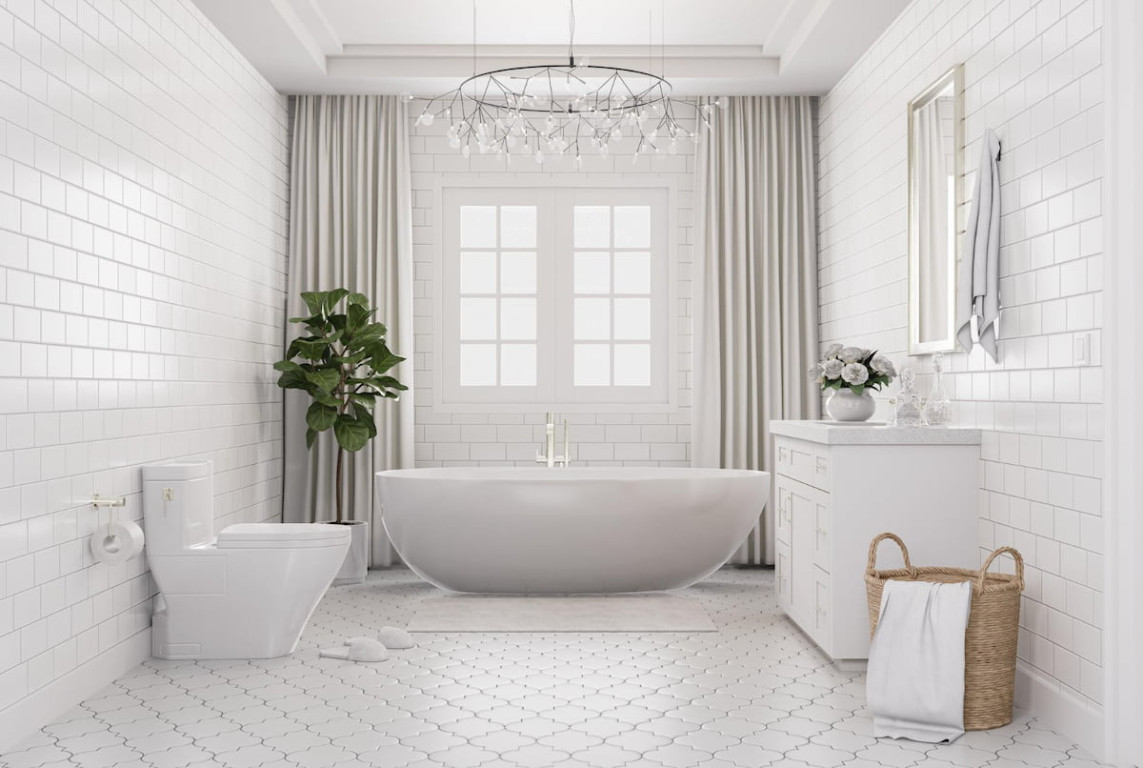 10 Model Keramik Dinding Kamar Mandi Modern dan Minimalis